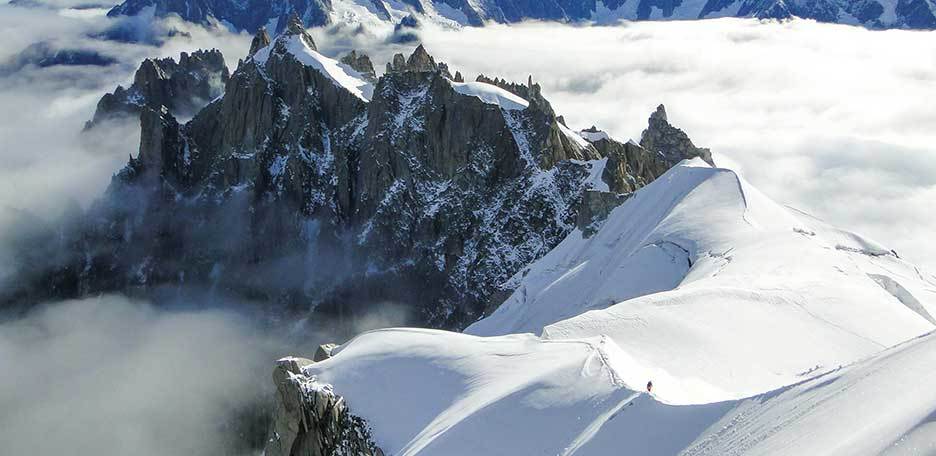 Aiguille du Midi to Aiguille du Plan Traverse - Powrock