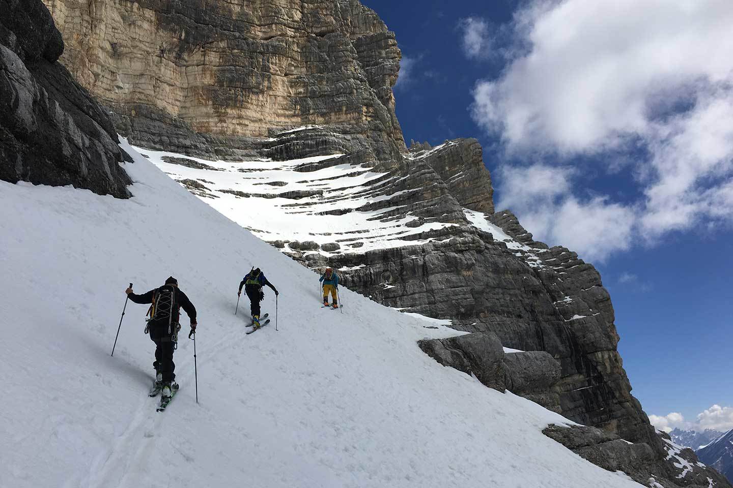 Ski Mountaineering to the Summit of Monte Pelmo - Powrock
